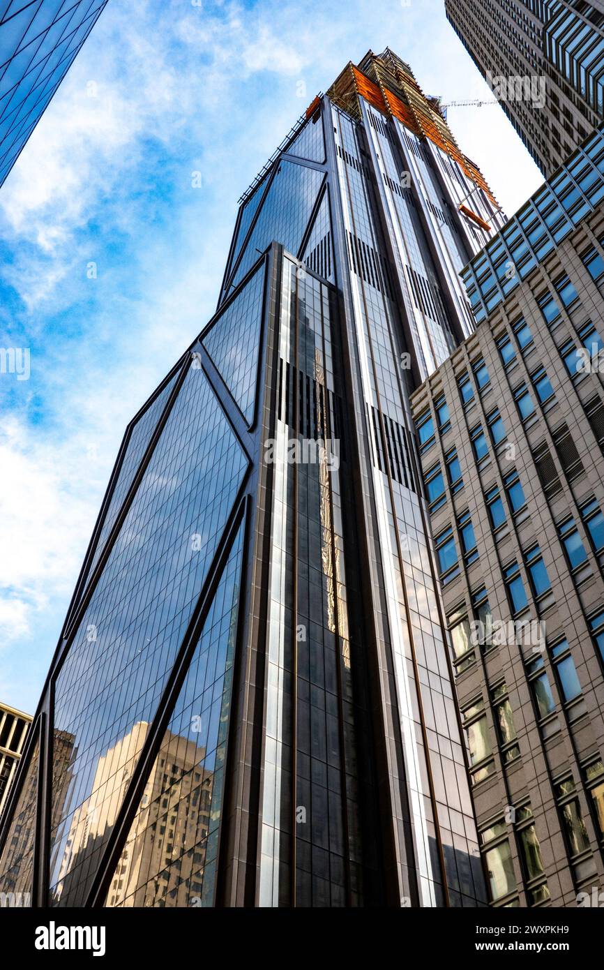 Construction Site at 270 Park Avenue, Entire Block supertall, NYC, USA ...