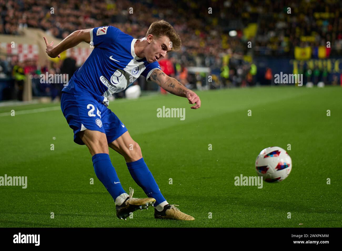 VILLARREAL, SPAIN - APRIL 01: Pablo Barrios Central Midfield of ...