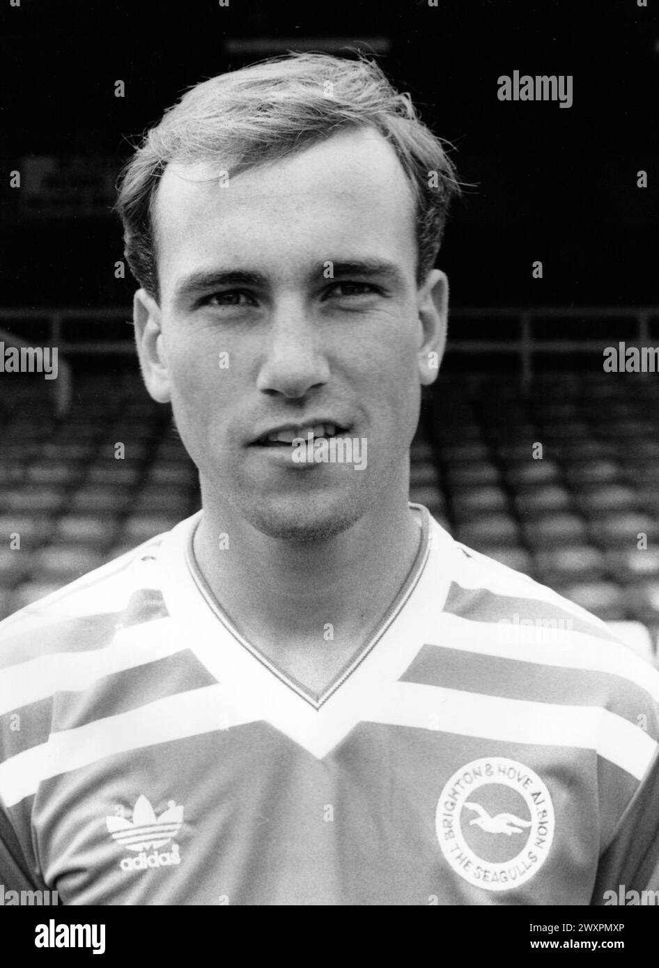 BRIGHTON AND HOVE ALBION. DAREN NEWMAN 1986 PIC MIKE WALKER 1986 Stock ...