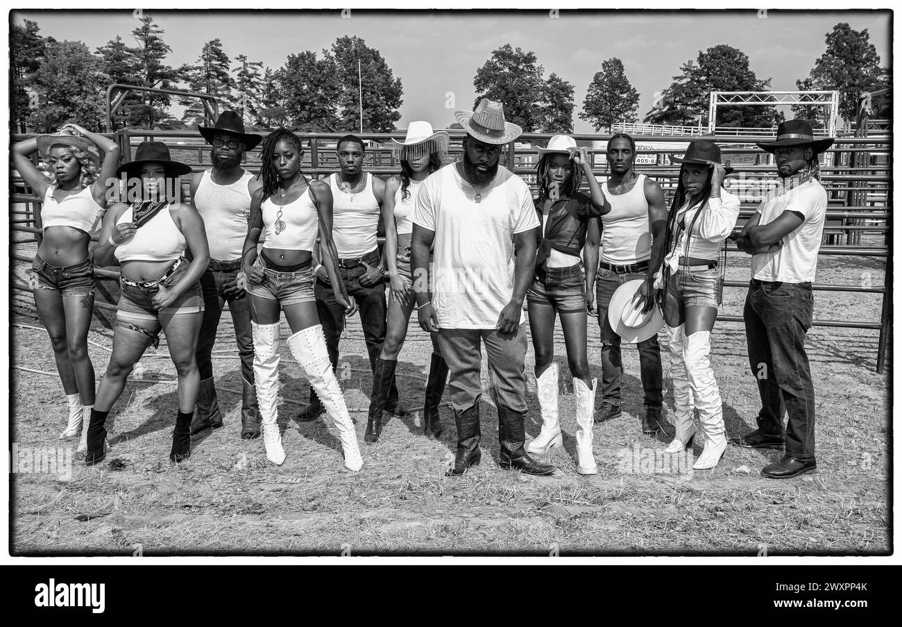 Detroit, Michigan, USA. 9th June, 2023. Models appear for the opening ...