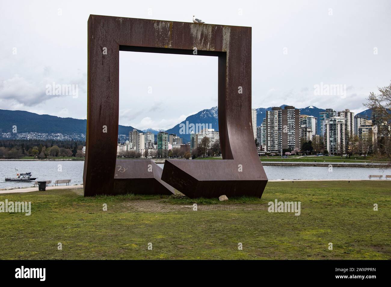 Gate to the Northwest Passage sculpture at Hadden Park in Vancouver ...