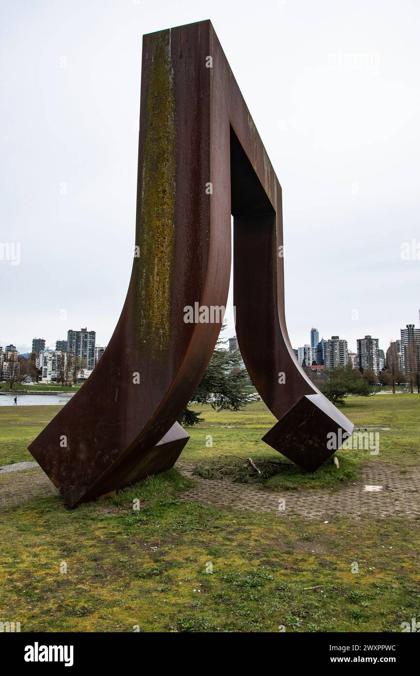 Gate to the Northwest Passage sculpture at Hadden Park in Vancouver ...
