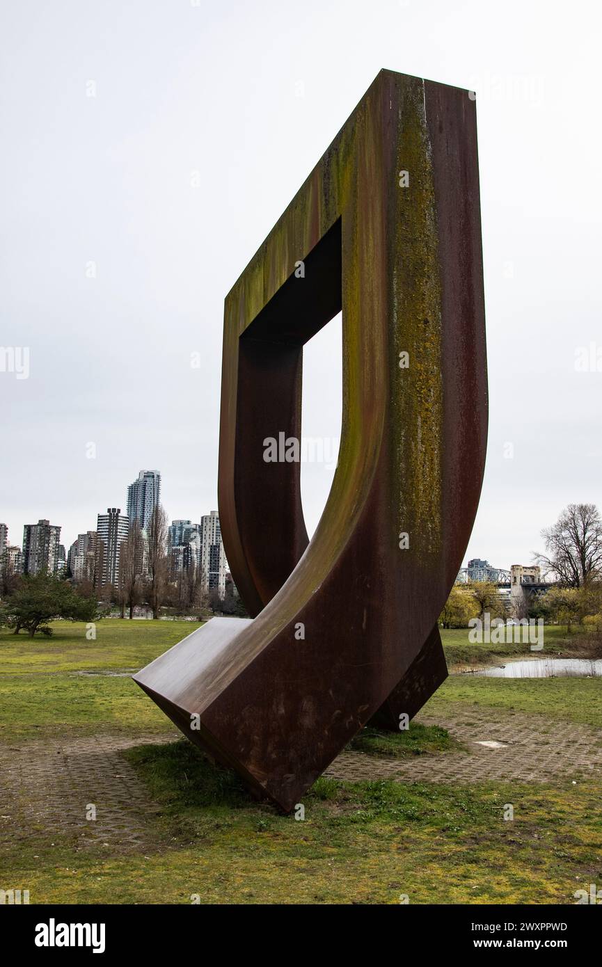 Gate to the Northwest Passage sculpture at Hadden Park in Vancouver ...