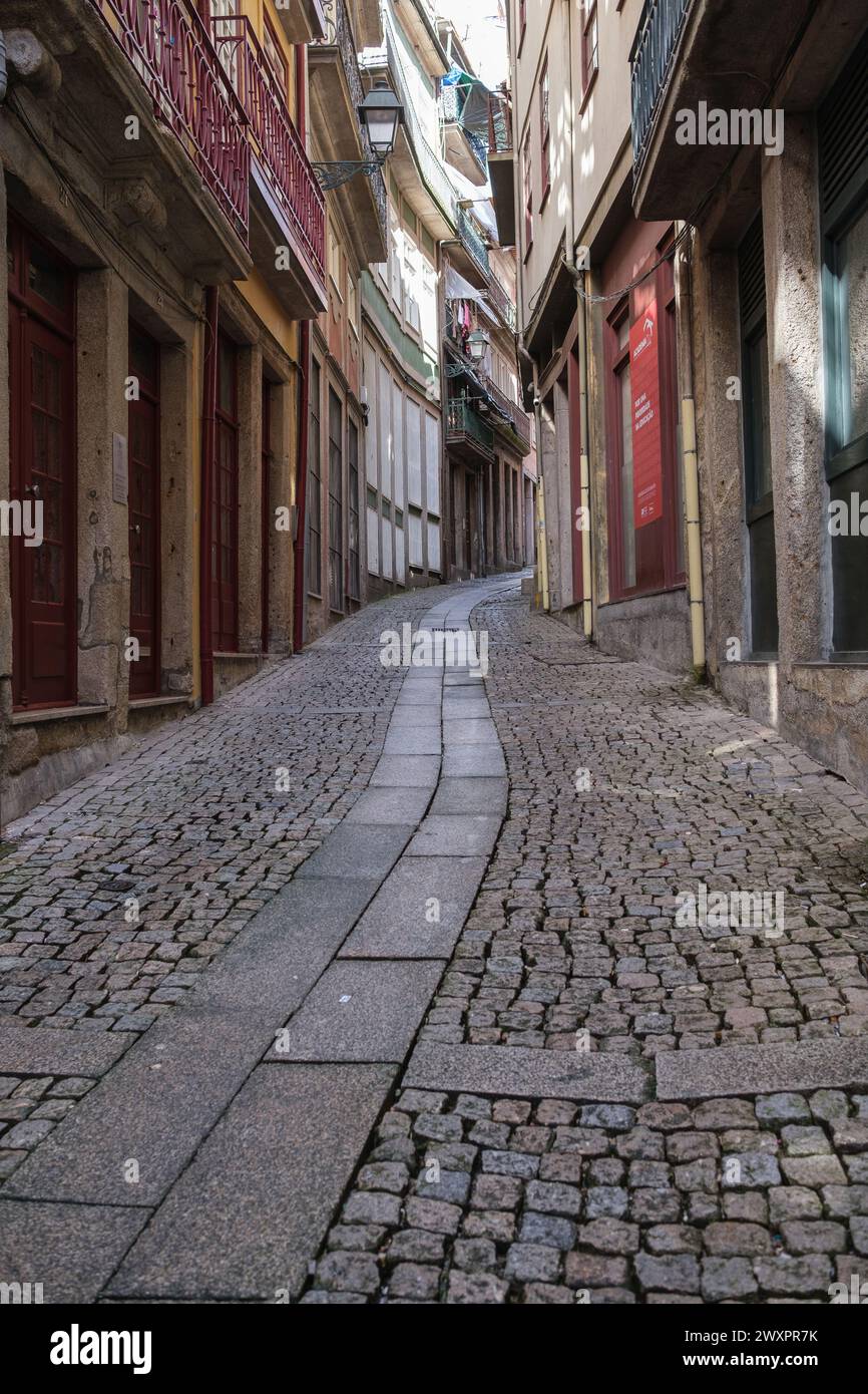 Madrid, Spain. 01st Apr, 2024. view of the Barrio Do Barredo in the ...