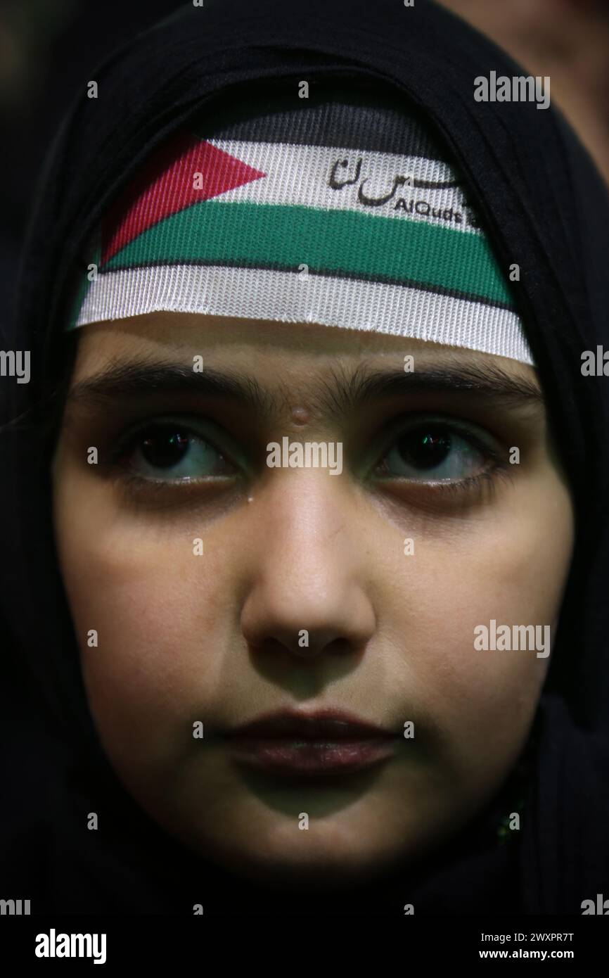 Iran child flag hi-res stock photography and images - Alamy