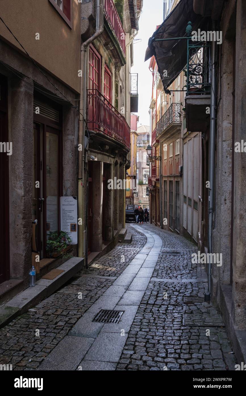 Madrid, Spain. 01st Apr, 2024. view of the Barrio Do Barredo in the ...