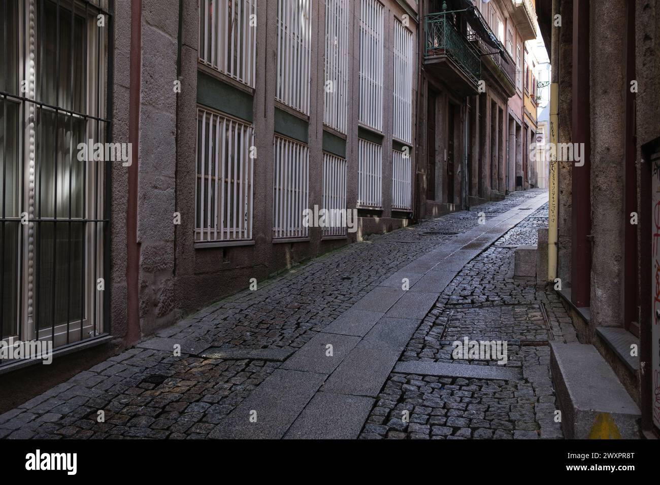 Madrid, Spain. 01st Apr, 2024. view of the Barrio Do Barredo in the ...