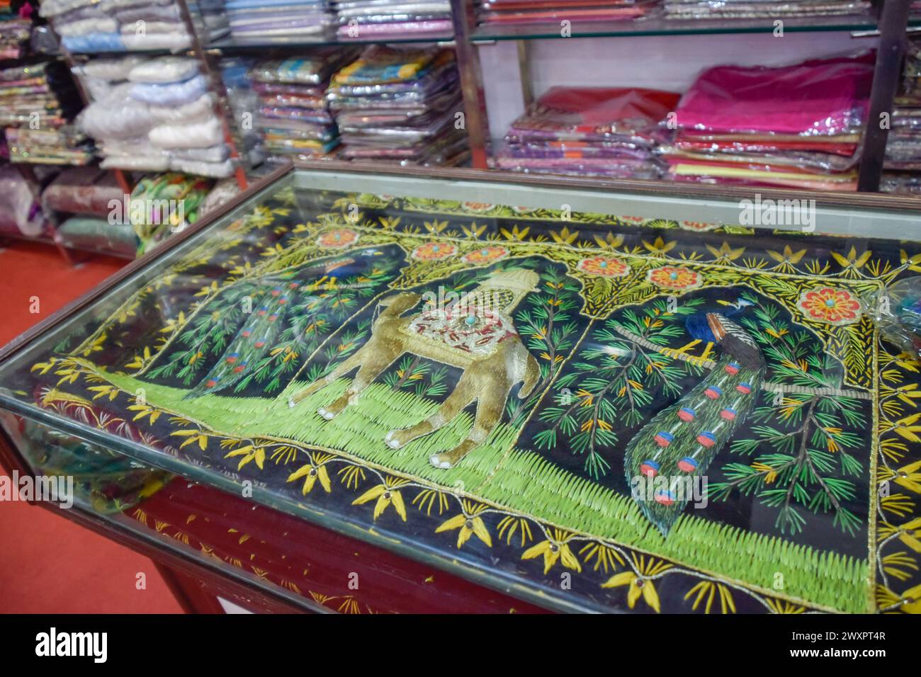 Indian textiles hi-res stock photography and images - Alamy