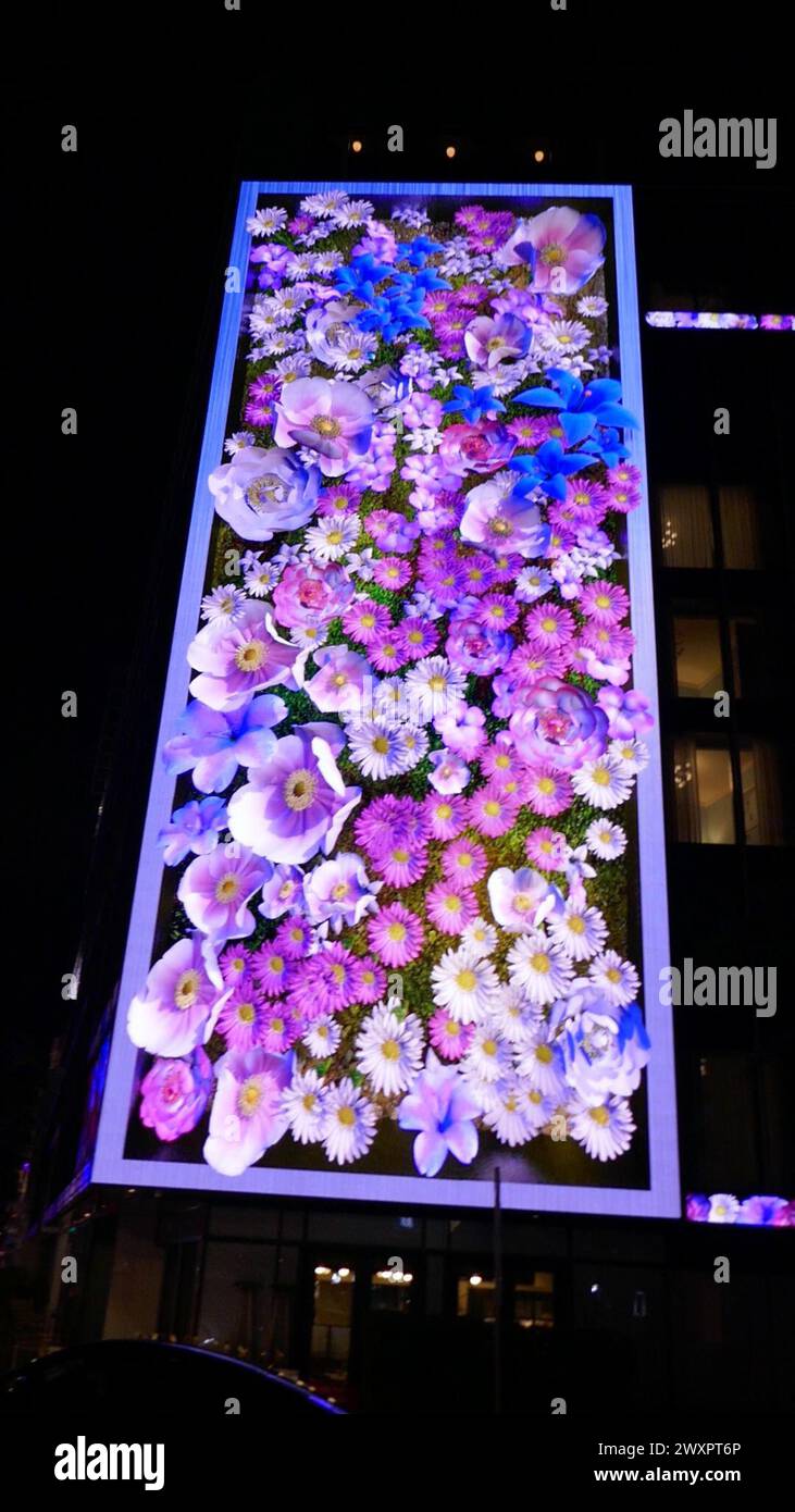 Los Angeles, California, USA 31st March 2024 Easter Flowers Billboard ...