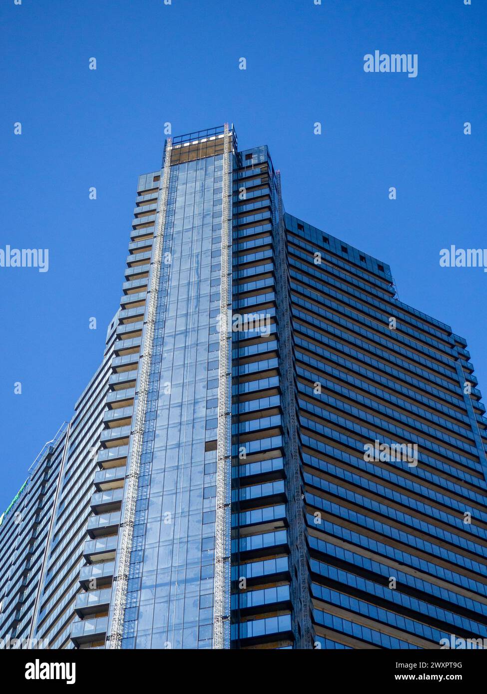 New high-rises. Newly built houses for people. Apartment buildings ...