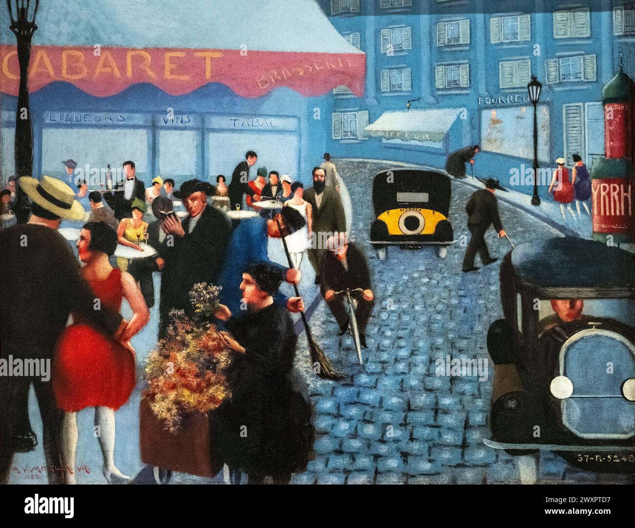 Archibald J Motley Jr. painting called Dans La Rue done in 1929, Paris ...