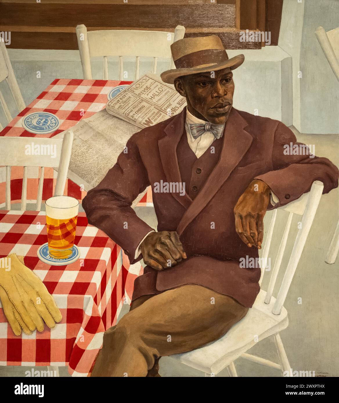 painting by Nola Hatterman in 1930 called Louis Richard Drenthe On the ...