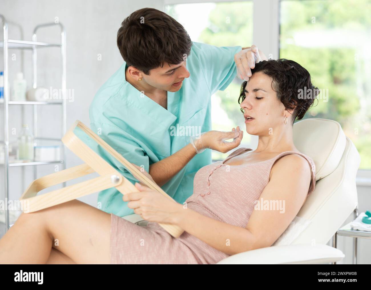 Facial treatment planning hi-res stock photography and images - Alamy