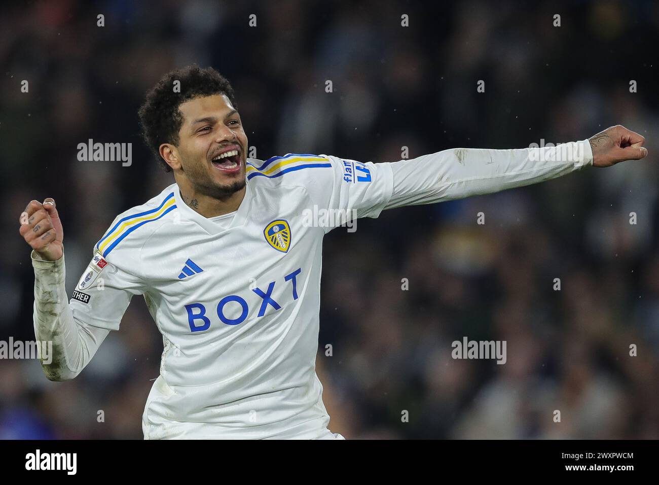 Georgina Rutter of Leeds United celebrates after the Sky Bet ...