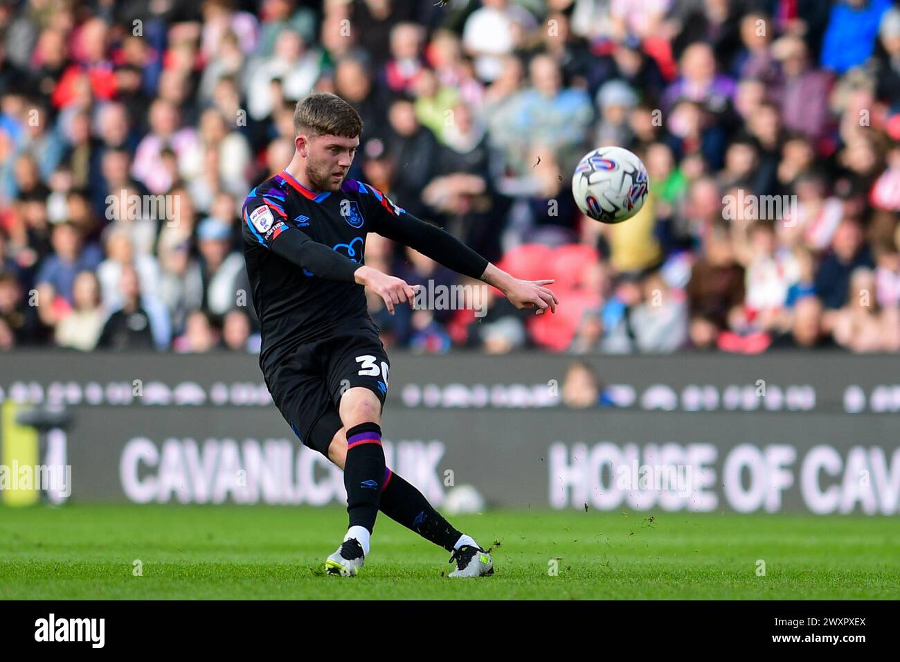 Stoke On Trent, UK. 01st Apr, 2024. Ben Jackson of Huddersfield Town ...