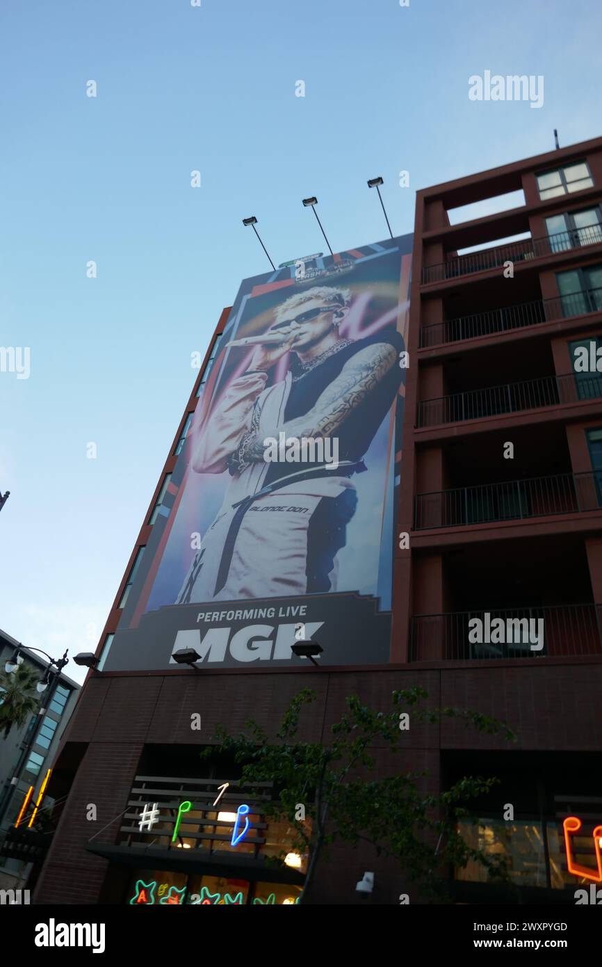 Los Angeles, California, USA 31st March 2024 Machine Gun Kelly ...