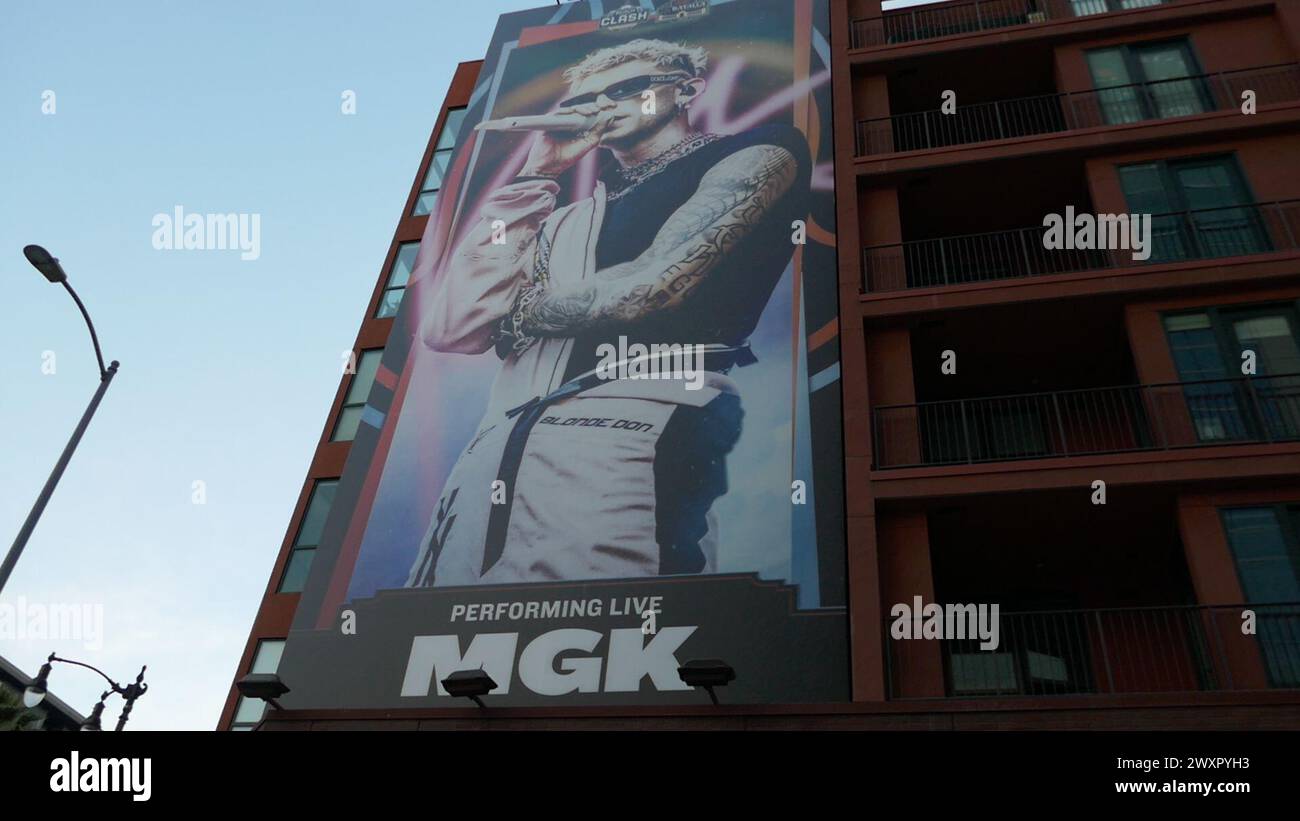 Los Angeles, California, USA 31st March 2024 Machine Gun Kelly ...