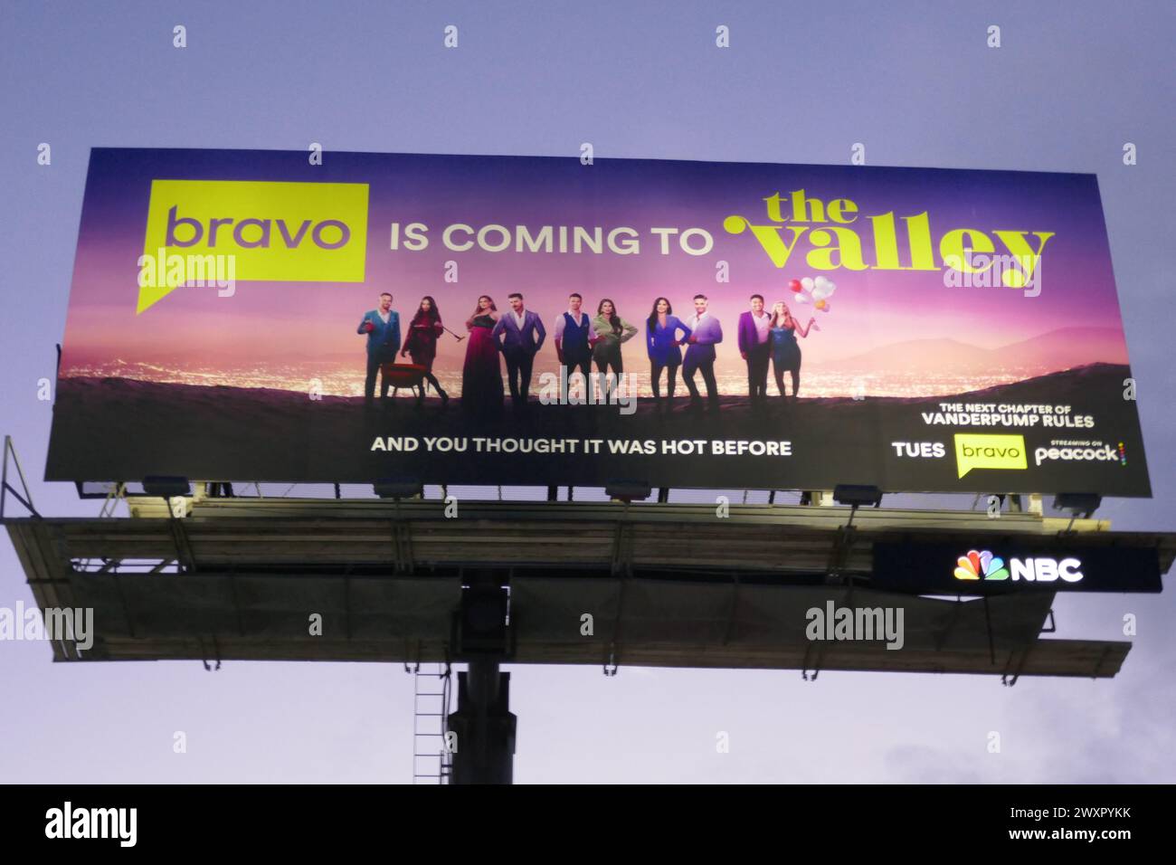 Los Angeles, California, USA 31st March 2024 The Valley Billboard on ...