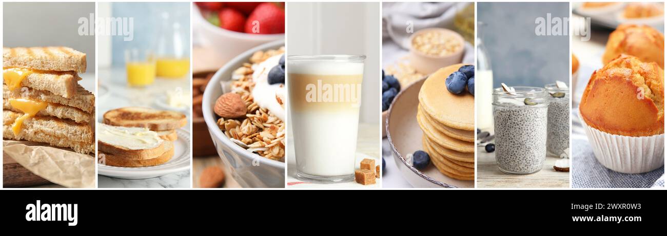 Different breakfasts hi-res stock photography and images - Alamy