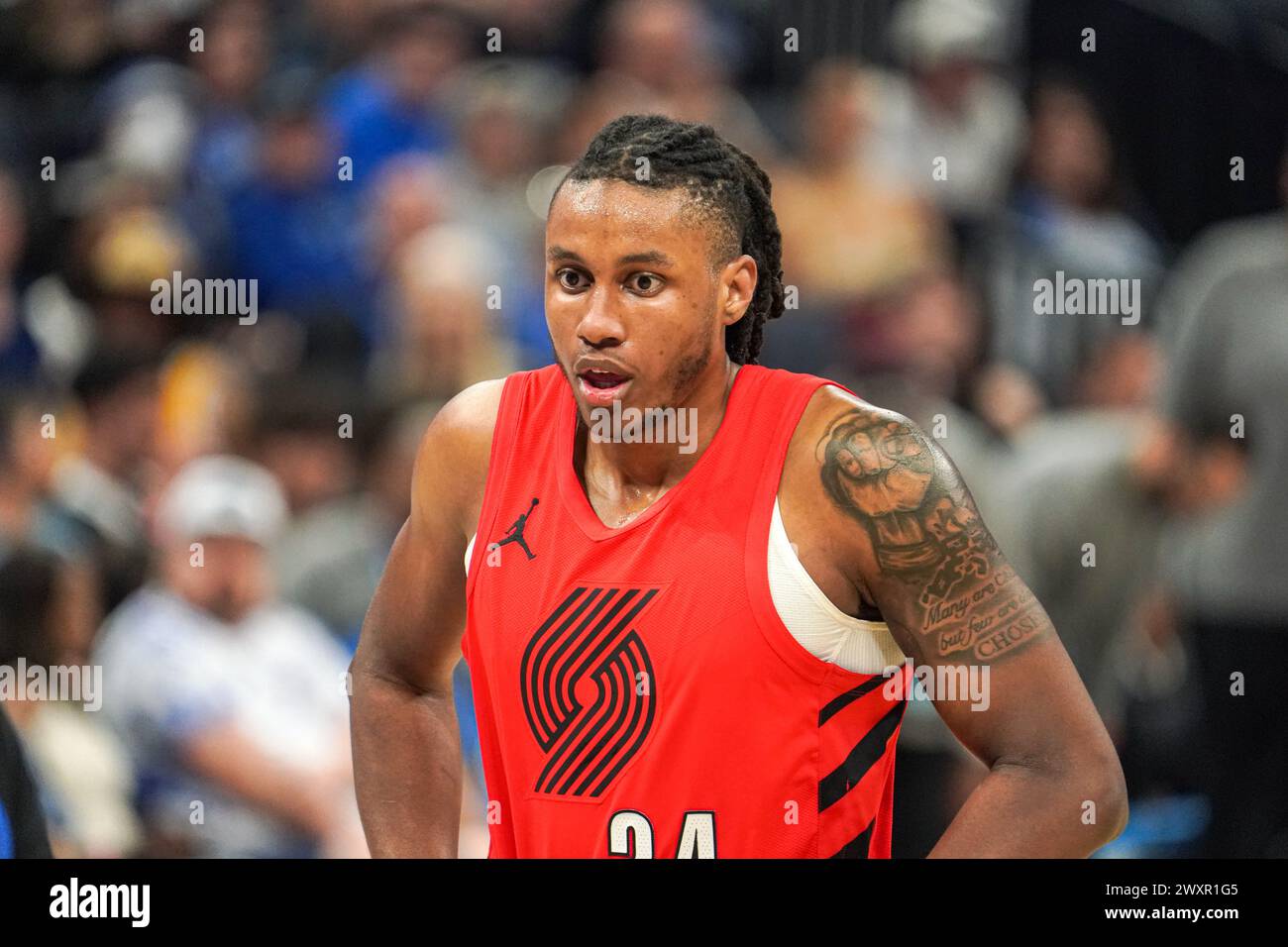 Orlando, Florida, USA, April 1, 2024, Portland Trail Blazers forward ...