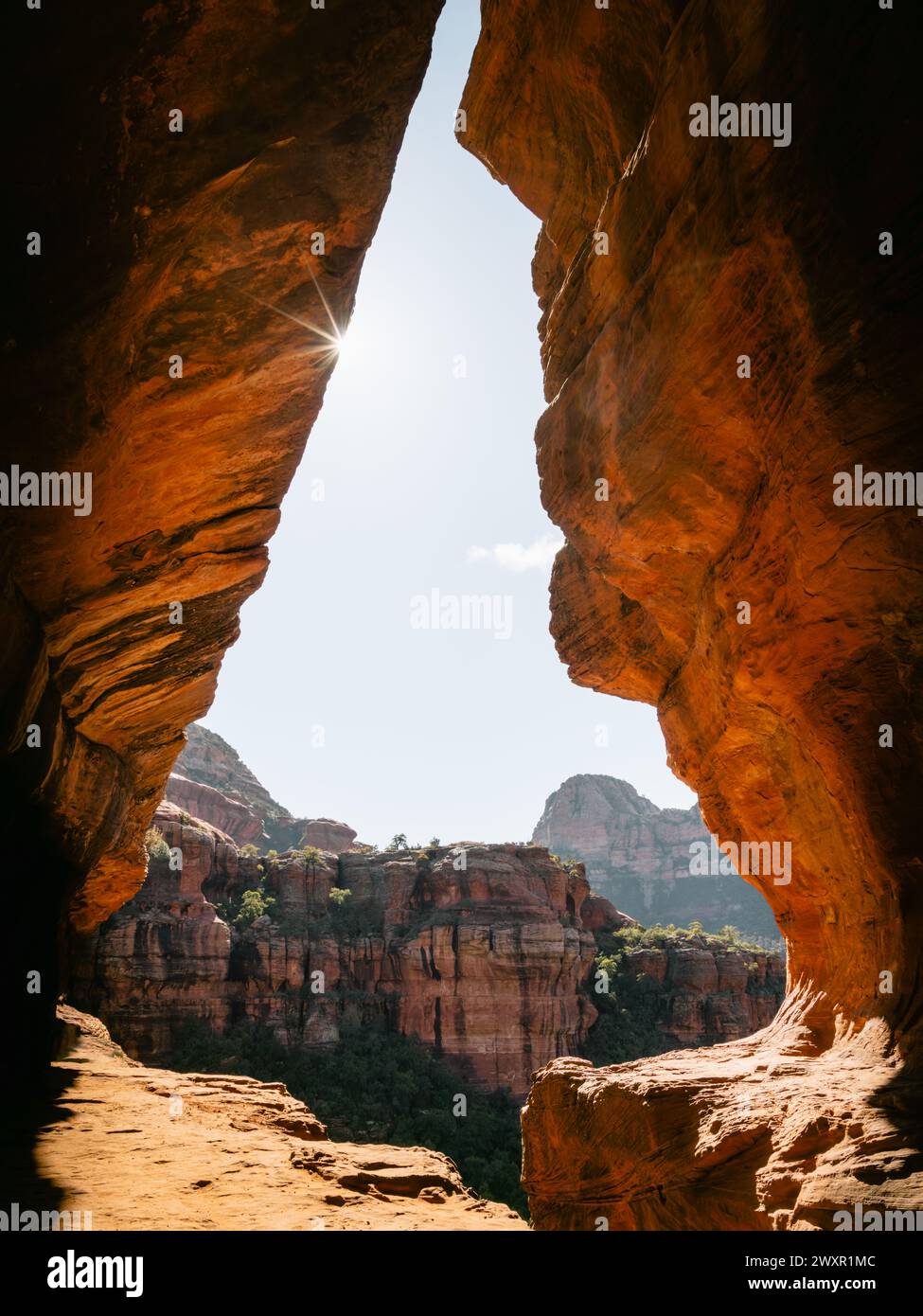 Secret Subway Cave Boynton Canyon Sedona Arizona United States of ...