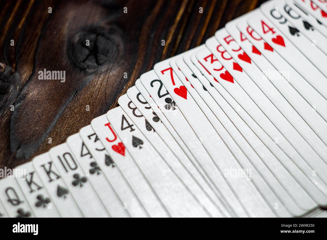 Playing cards spread out hi-res stock photography and images - Alamy