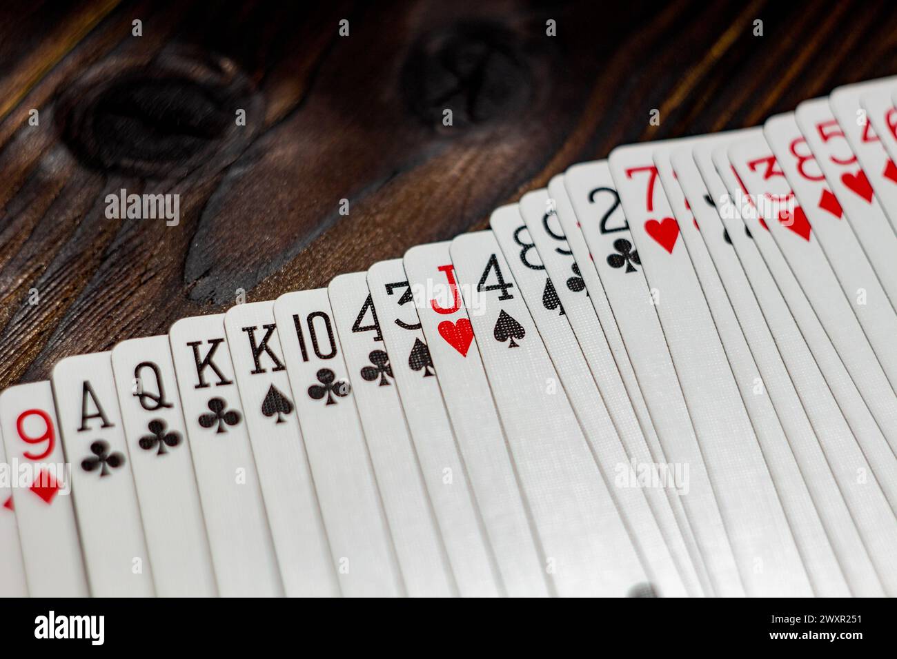 Playing cards spread out hi-res stock photography and images - Alamy