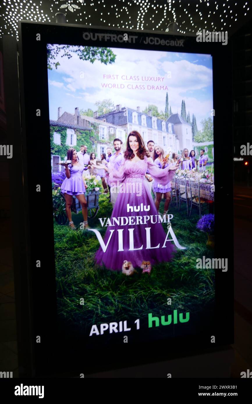 Los Angeles, California, USA 31st March 2024 Lisa Vanderpump Villa Bus ...