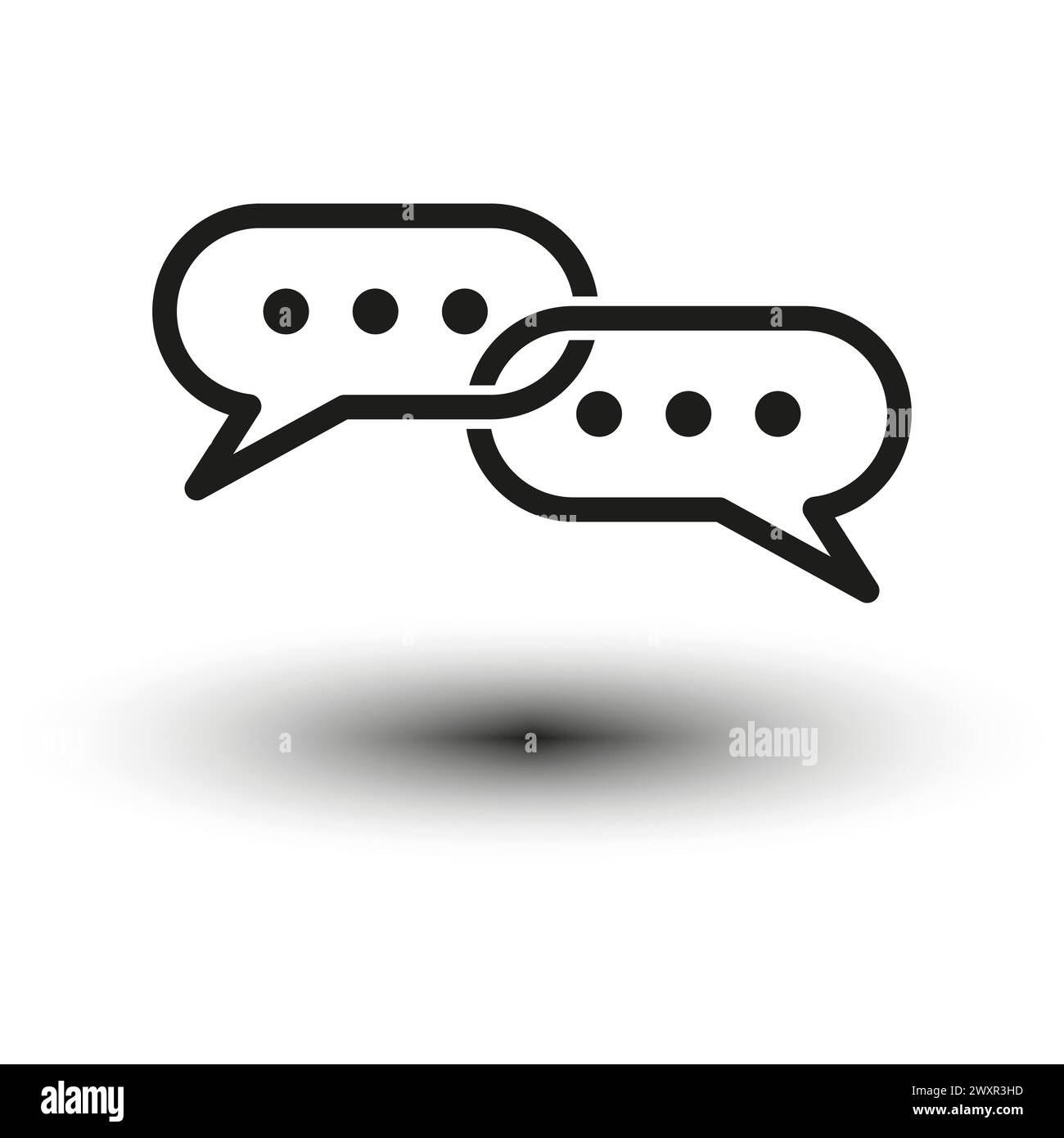 Conversational interface Stock Vector Images - Alamy