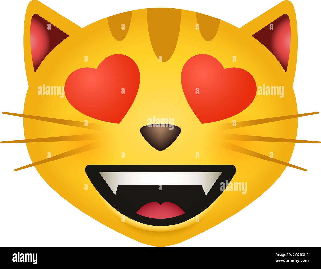 Smiling cat logo hi-res stock photography and images - Alamy