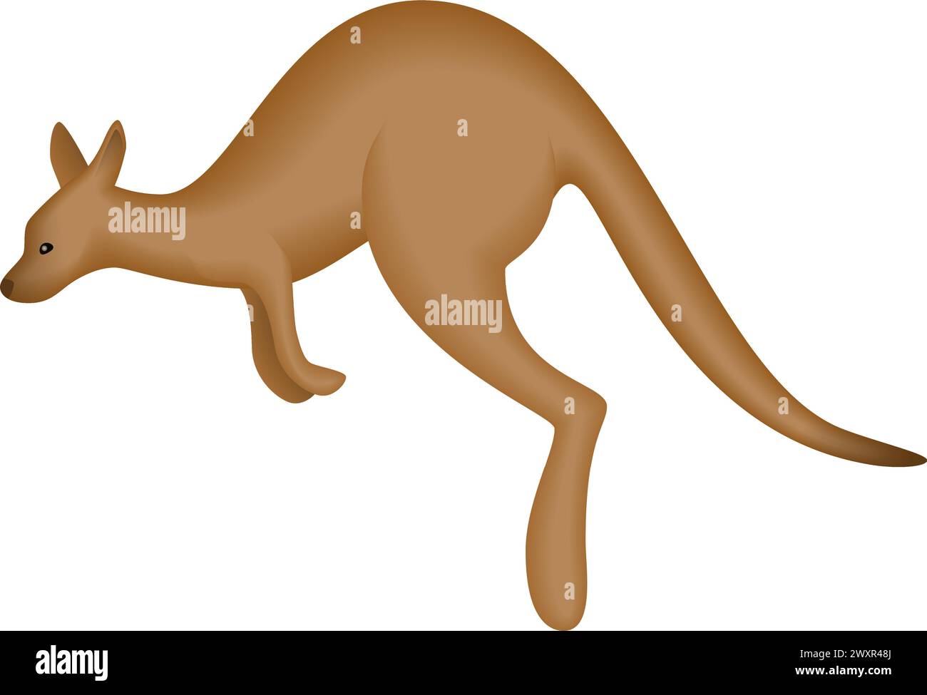 Kangaroo emblem Stock Vector Images - Alamy