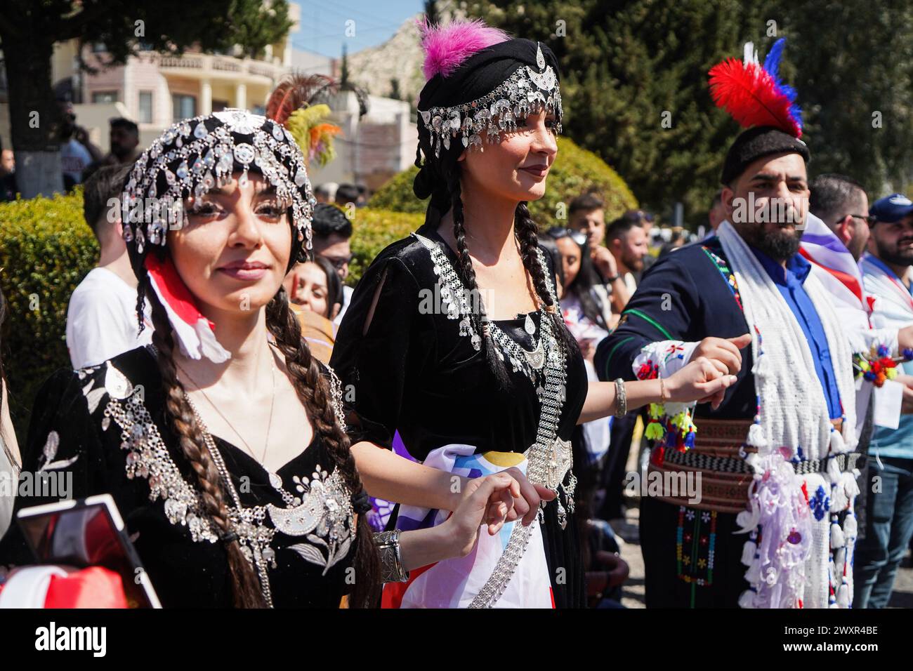 Assyrian flags hi-res stock photography and images - Alamy