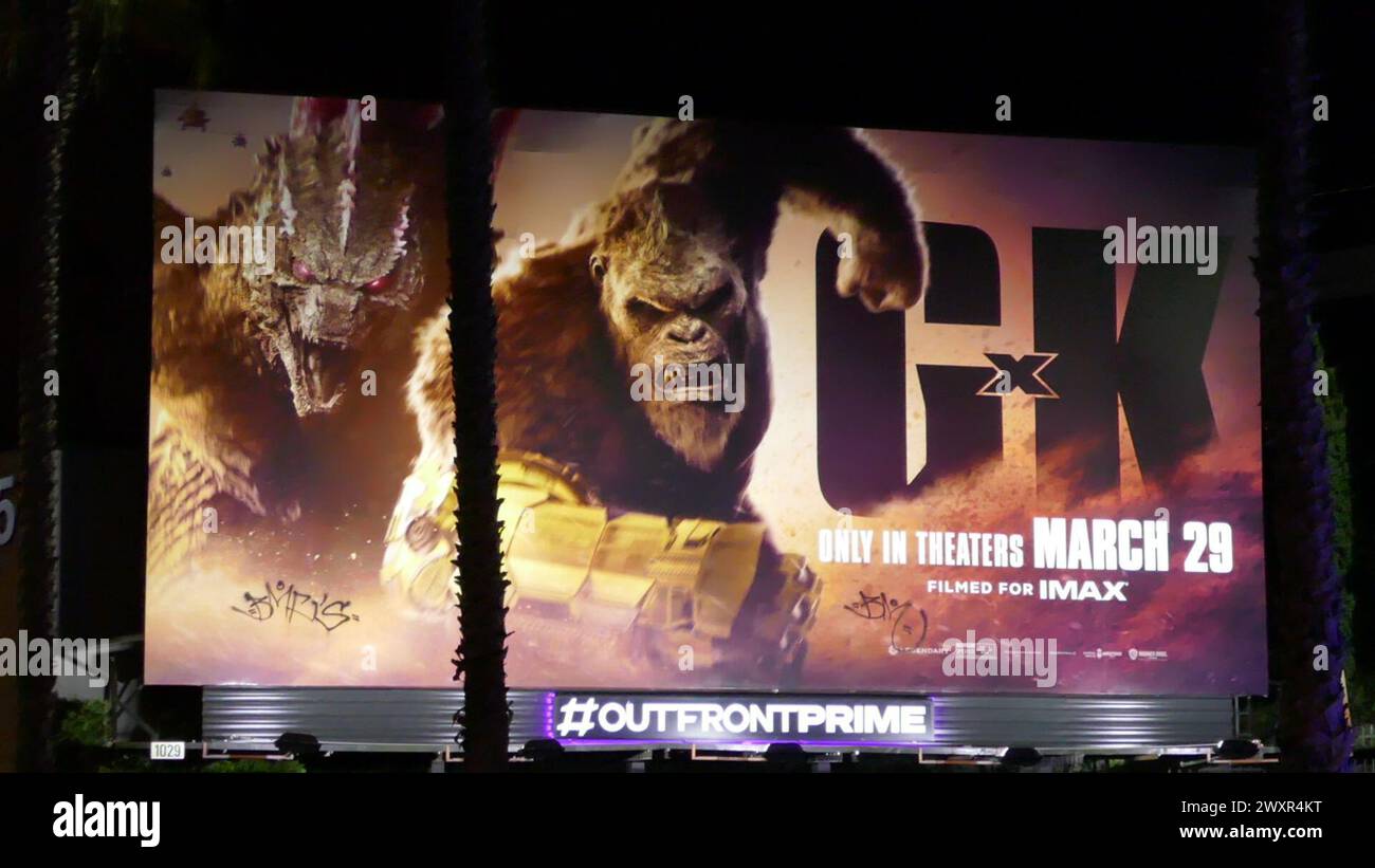 Los Angeles, California, USA 31st March 2024 Godzilla X Kong The New ...