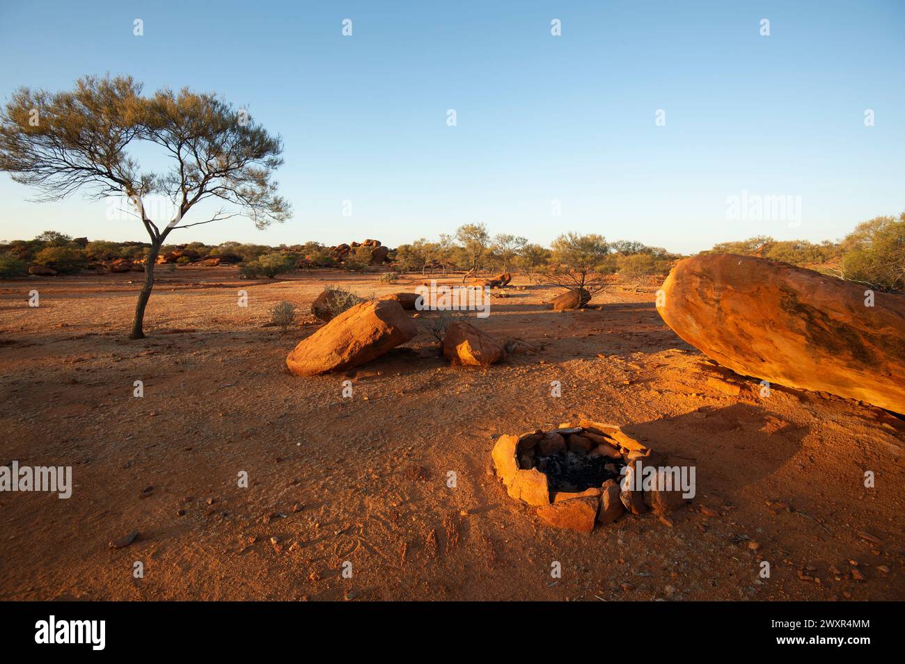 Scenic view of The Granites, a popular tourist attraction at Peace ...