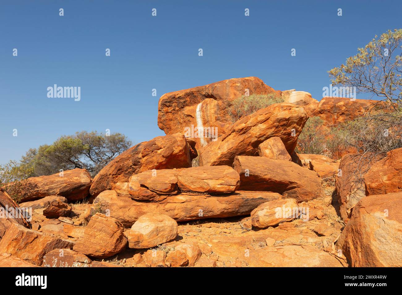 Scenic view of The Granites, a popular tourist attraction at Peace ...