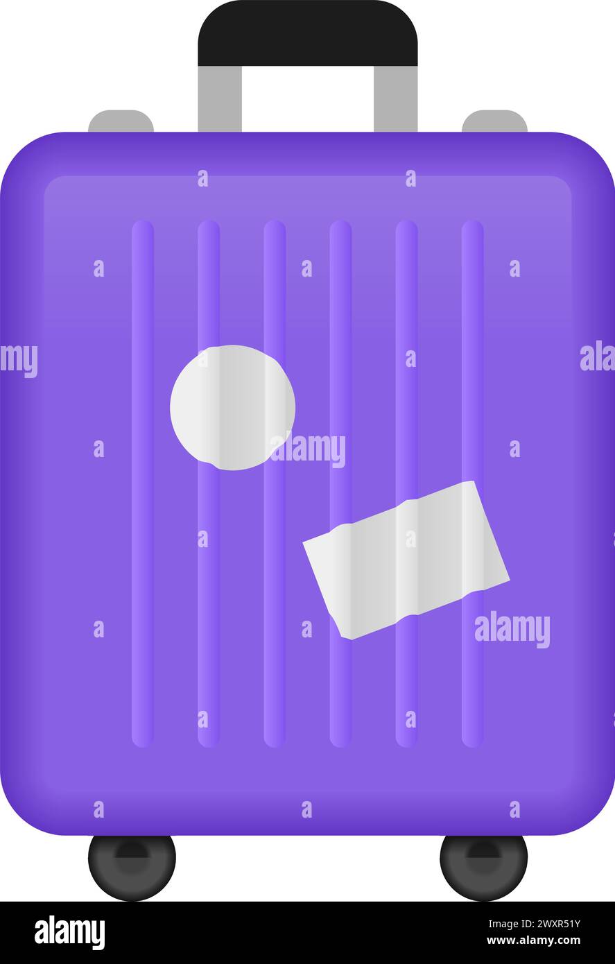 Stylish luggage vector vectors hi-res stock photography and images - Alamy