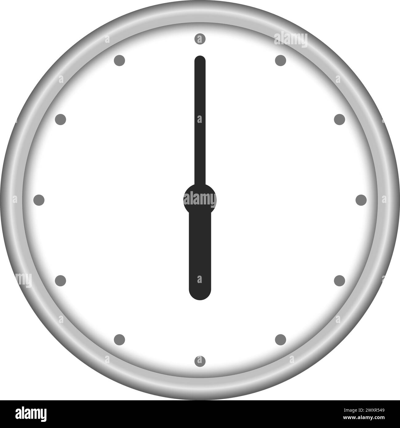 Oclock vector vectors hi-res stock photography and images - Alamy