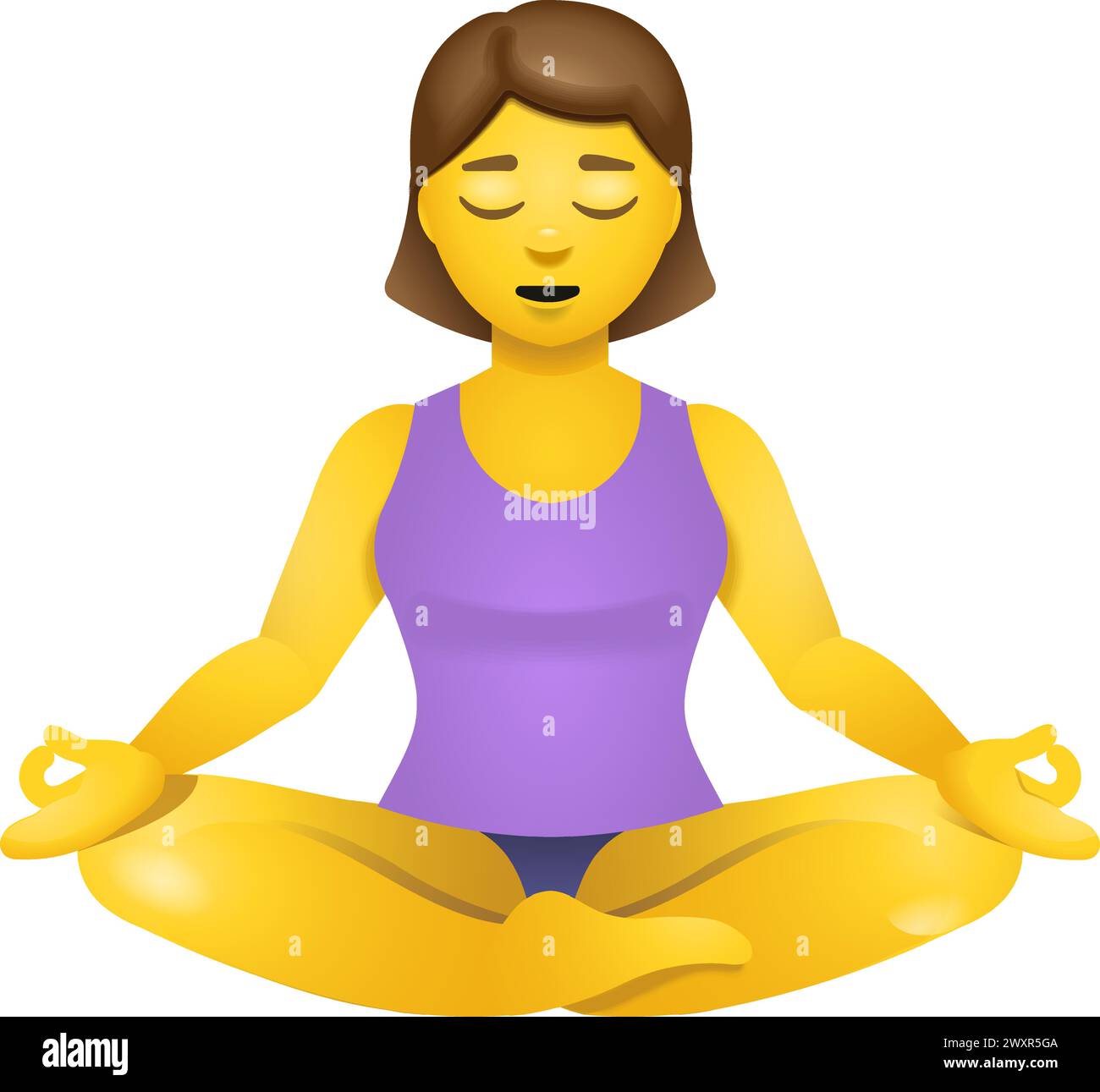 Yoga app Stock Vector Images - Alamy