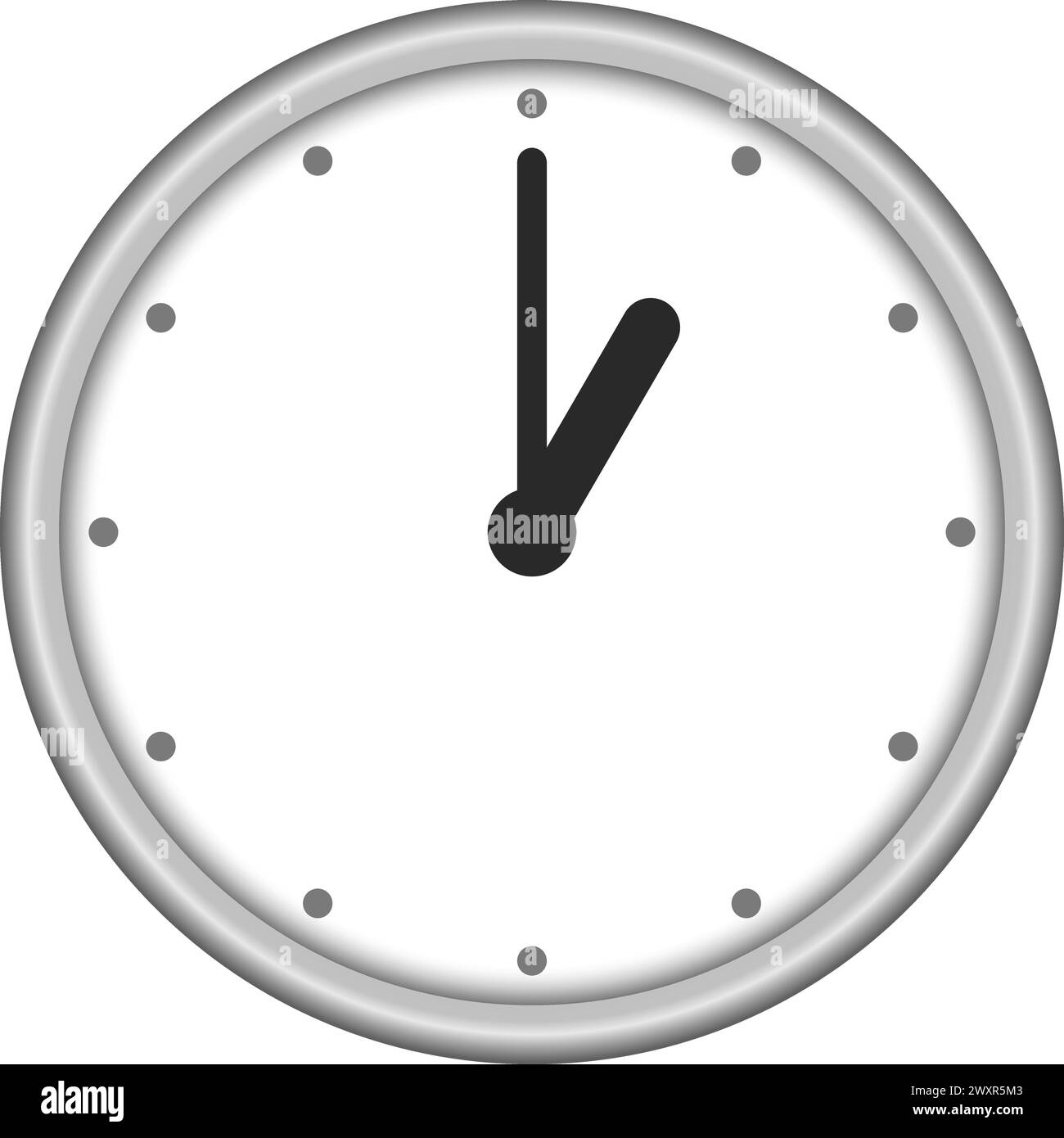 Oclock vector vectors hi-res stock photography and images - Alamy