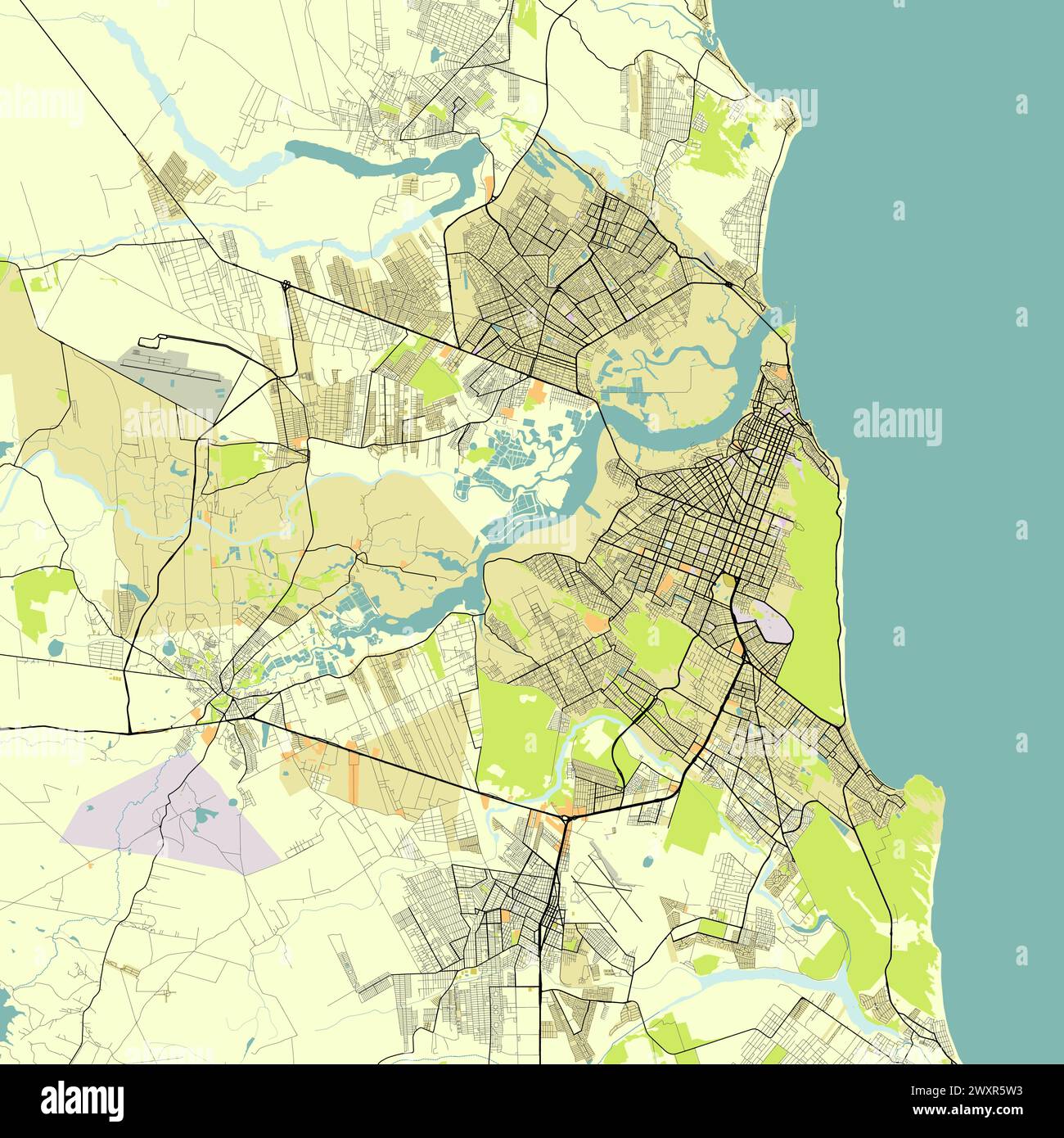 Rio grande border view Stock Vector Images - Alamy