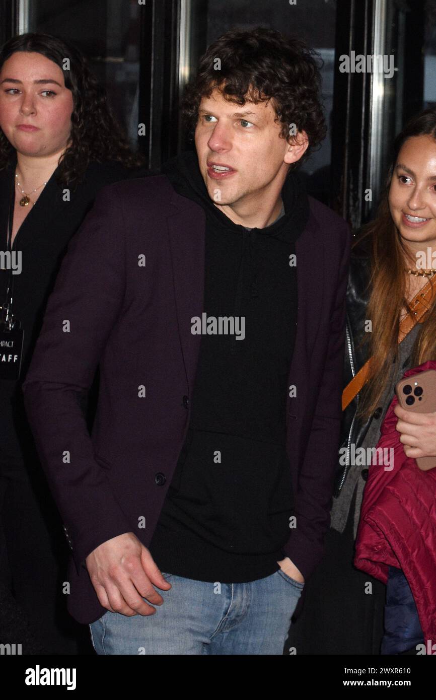 New York, NY, USA. 1st Apr, 2024. Jesse Eisenberg at the premiere of ...