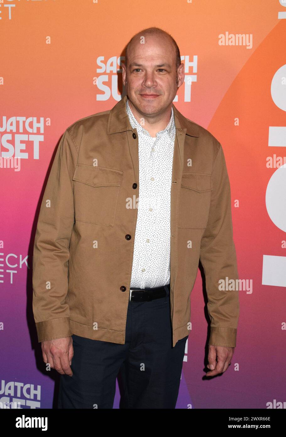 New York, NY, USA. 1st Apr, 2024. Nathan Zellner at the premiere of ...