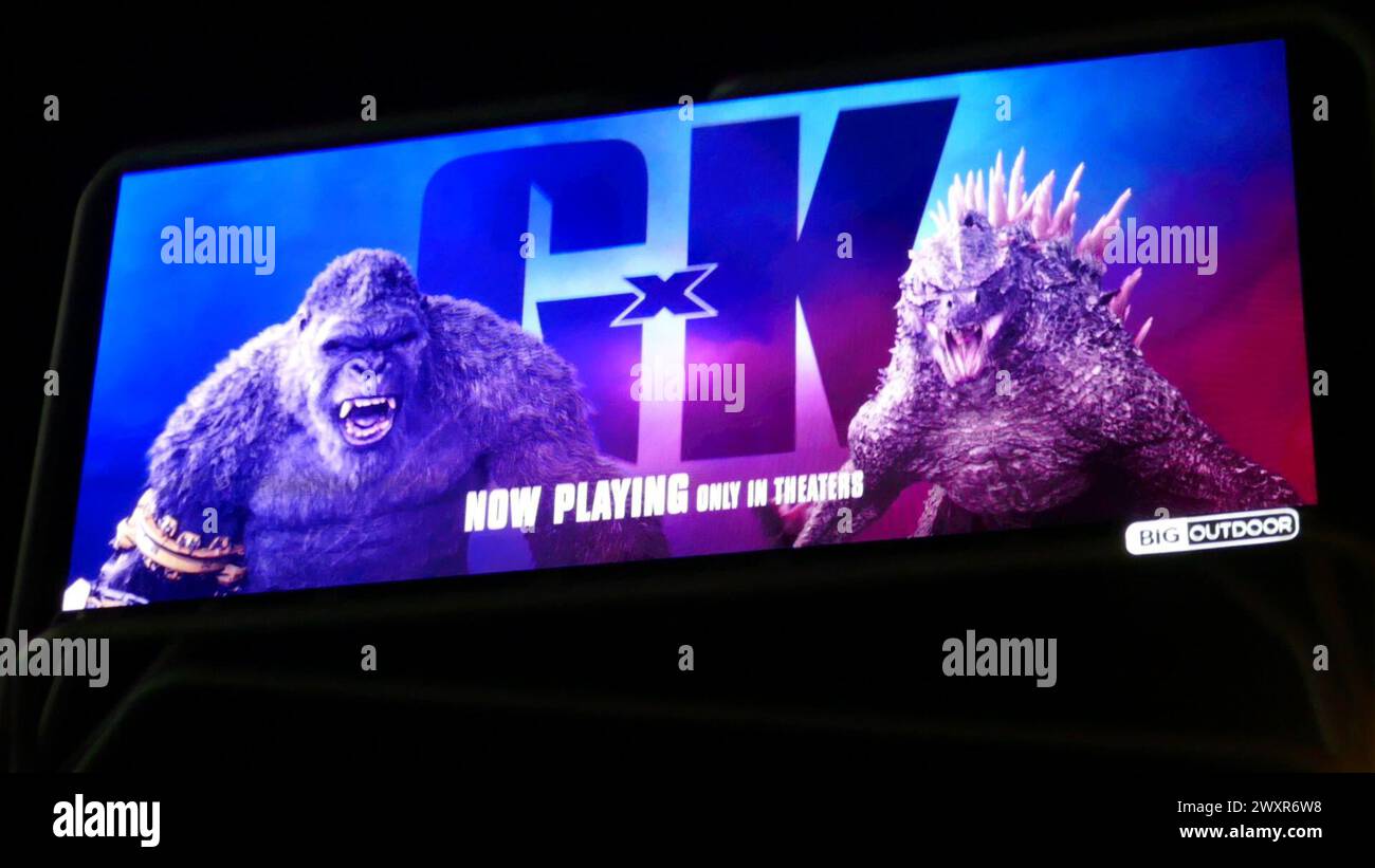 Los Angeles, California, USA 31st March 2024 Godzilla X Kong The New ...