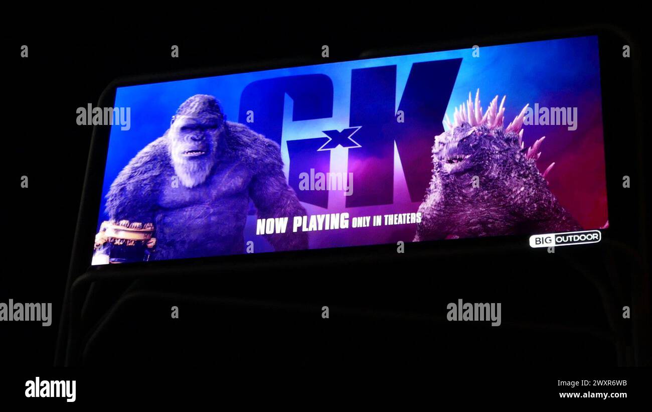Los Angeles, California, USA 31st March 2024 Godzilla X Kong The New ...