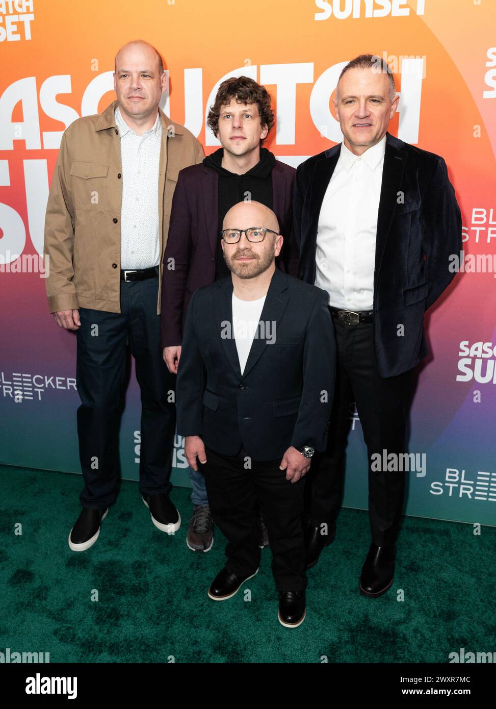New York, USA. 01st Apr, 2024. Nathan Zellner, Jesse Eisenberg, David ...