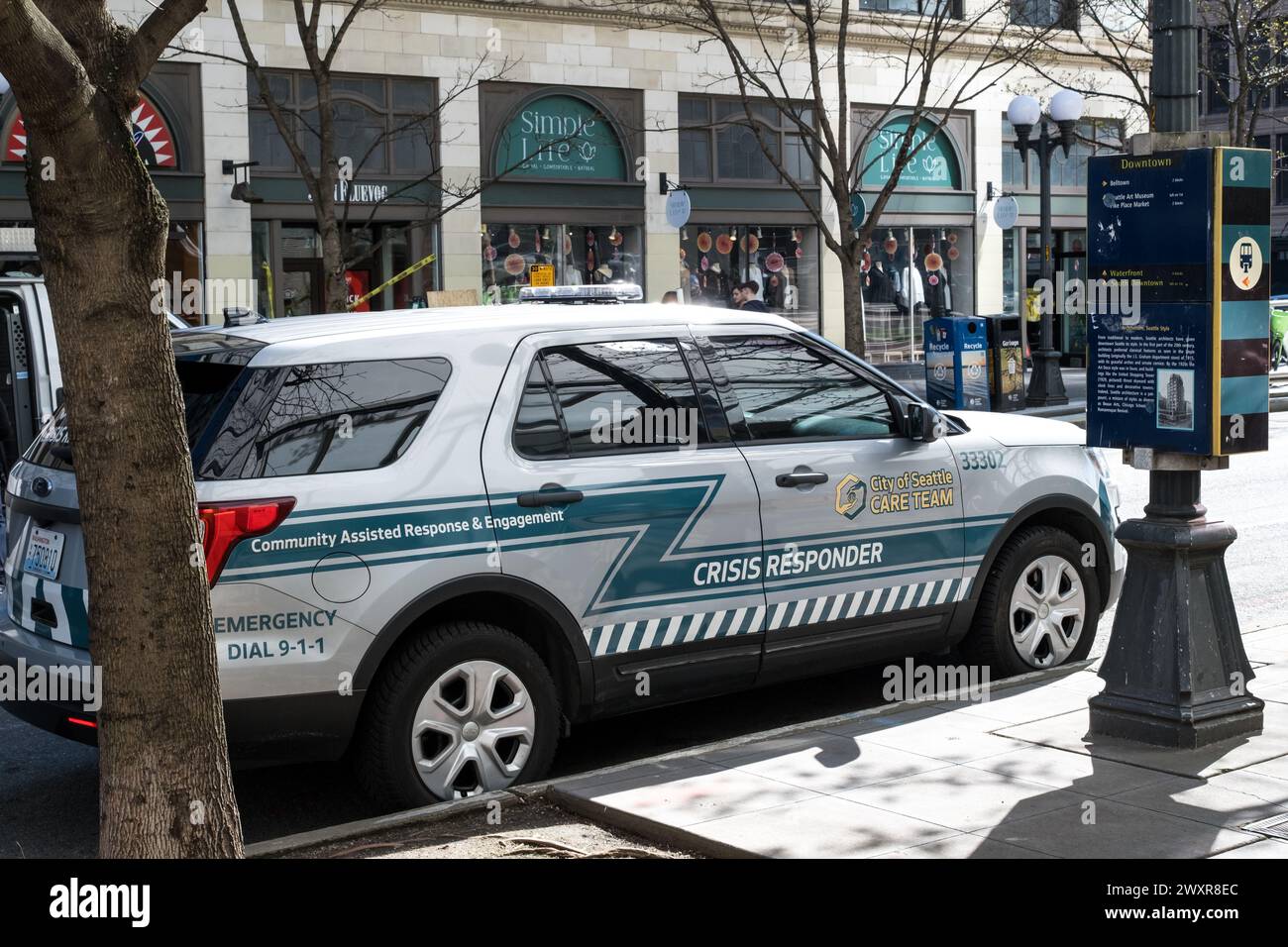 Seattle, USA. 31st Mar 2024. Seattles new Crisis Responce Care Team ...
