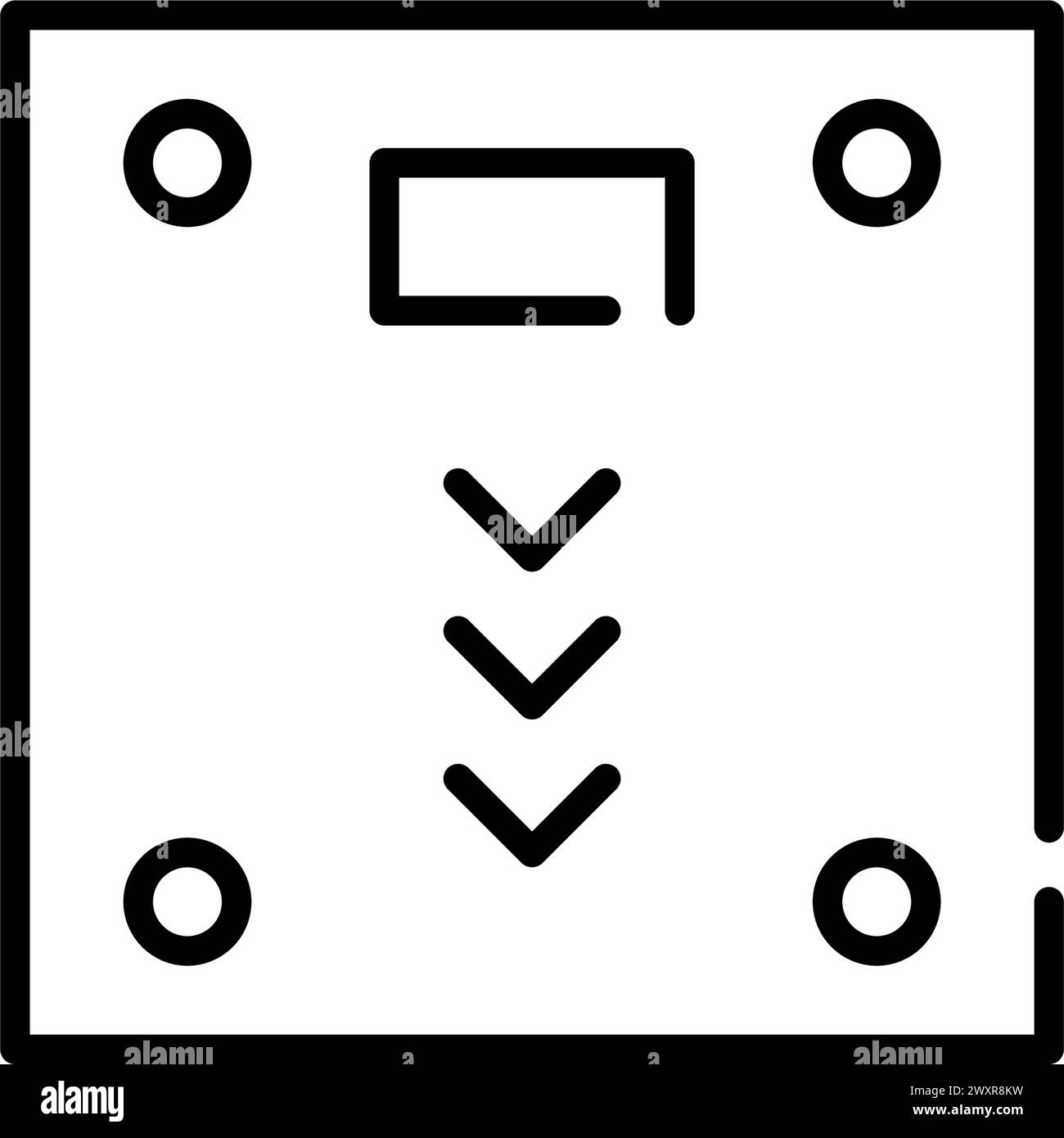 Floor scale and arrows down. Successful weight loss journey and fitness ...