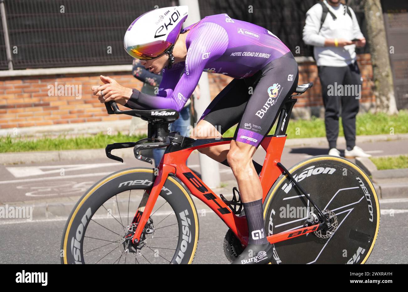 Antonio Eric, FAGUNDEZ LIMA BURGOS-BH during the Itzulia Basque Country 2024, cycling event ...