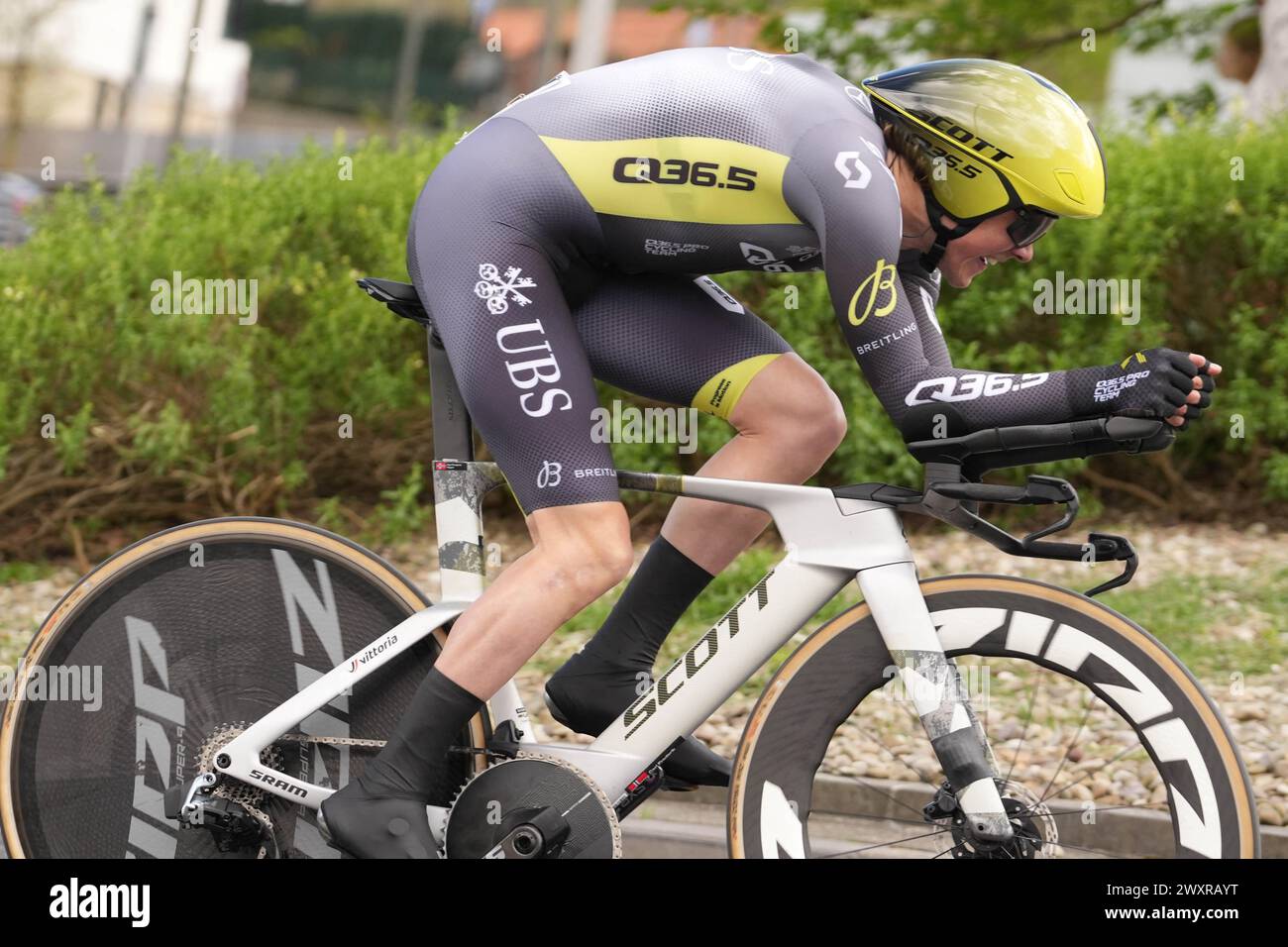 Carl Fredrik, HAGEN Q36.5 PRO CYCLING TEAM during the Itzulia Basque Country 2024, cycling event ...