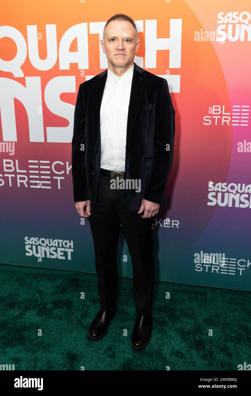 David Zellner attends premiere of Sasquatch Sunset at Metrograph in New ...
